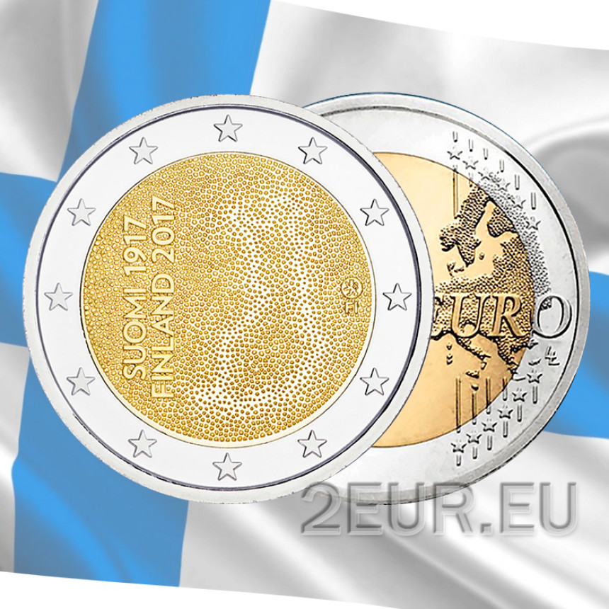 2 Euro 100 Years Of Independence Finland Numista